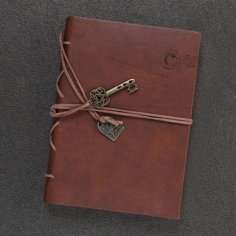 4 Colors Bound Leather String Key Notebook Classic Vintage Journal 5"x7 ...