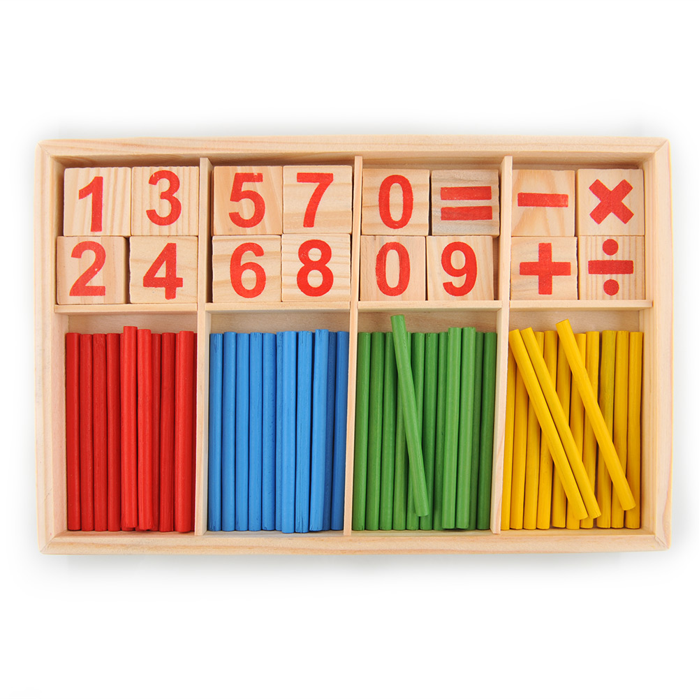 Wooden Montessori Mathematics Material Early Learning Educational for ...