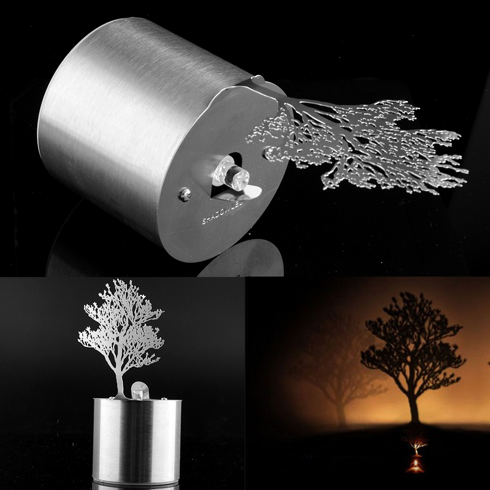 Romantic Dreamlike LED Shadow Projector Candle Timed Night Light ...